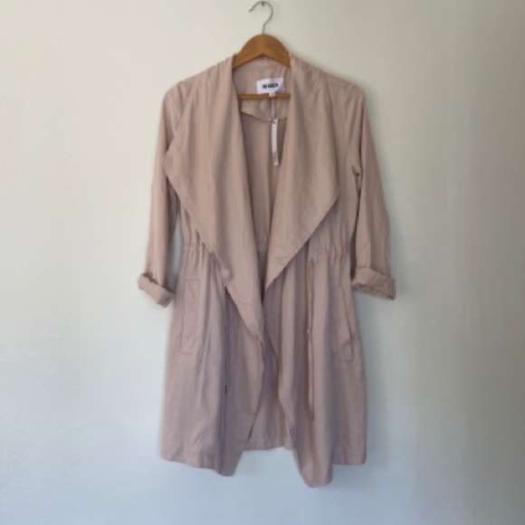 BB Dakota | Jackets & Coats | Bb Dakota Open Drape Front Trench Coat In ...